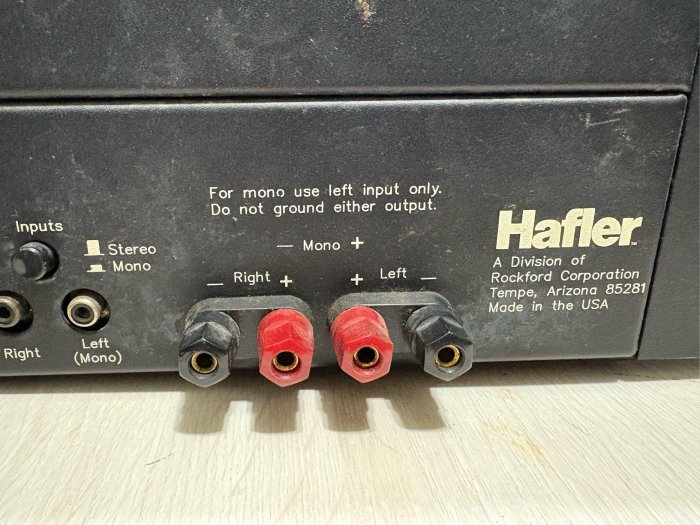 低價起標！零件機..美國製 Hafler SE240 後級擴大機...797 | Yahoo拍賣