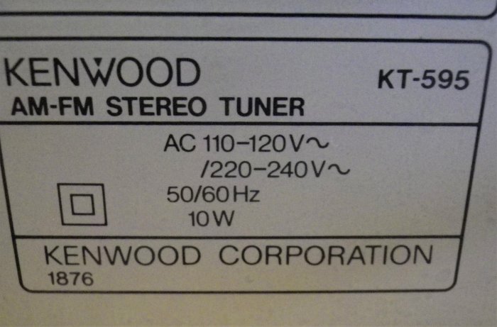 日本製 KENWOOD( 建伍 ) KT-595 AM/FM 立體聲收音機( TUNER ) | Yahoo拍賣