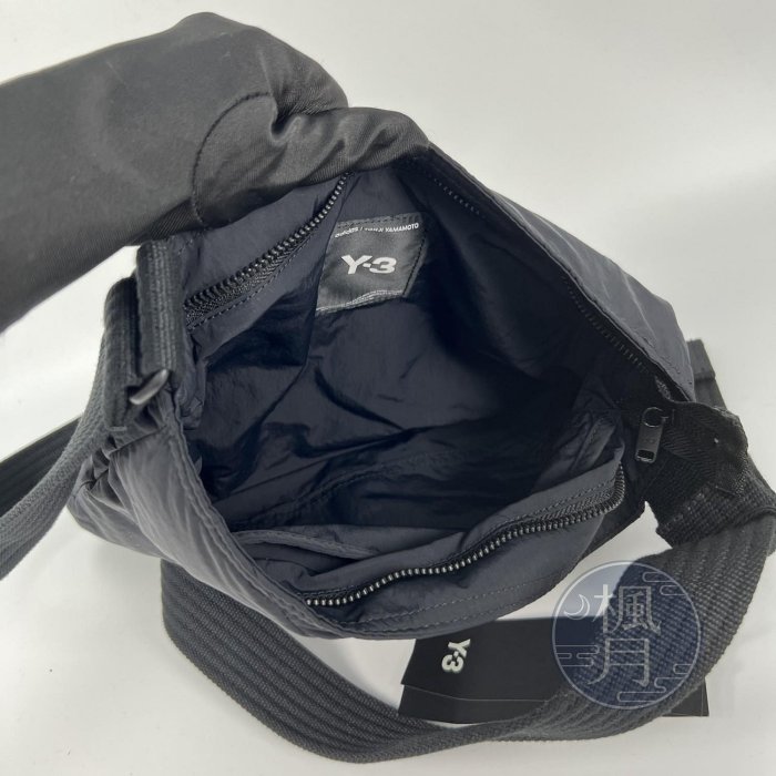 【一元起標 05/23】 Y-3 黑 尼龍 斜背包 | Yahoo拍賣