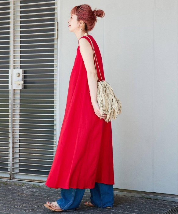 旺來 in jp 4月242 B.C STOCK 可手洗 亞麻無袖連身裙 | Yahoo拍賣