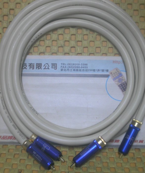 {超 特價} 全新原裝 德國 WBT-888 信號線+WBT-0110Cu RCA端子 [1.5米] | Yahoo拍賣