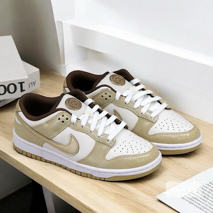 球鞋補習班 4折特價 W NIKE DUNK LOW BE THE ONE 香檳金 金幣 低筒 女 復古 休閒 HM3695-071 | Yahoo拍賣