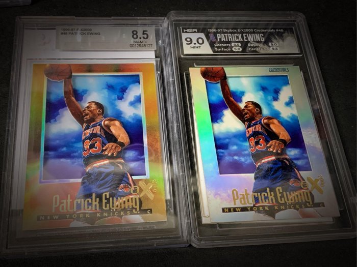 大猩猩 限量/499 白天窗 PATRICK EWING 1996-97 E-X2000 CREDENTIALS HGA.9級鑑定卡 | Yahoo拍賣