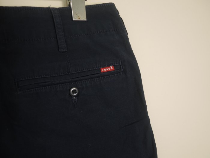Furugi Shop 美國百年老牌 Levis 502 深藍 CHINO 經典錐形 休閒短褲 一元起標 1G547 | Yahoo拍賣