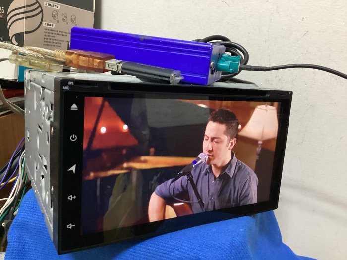 典藏專區" JHY”9成新JCT-1071 (7吋/DVD故障/MP3/USB/藍芽/電視/內建音樂MP3/可外接CDC影像/鏡像/主機 | Yahoo拍賣