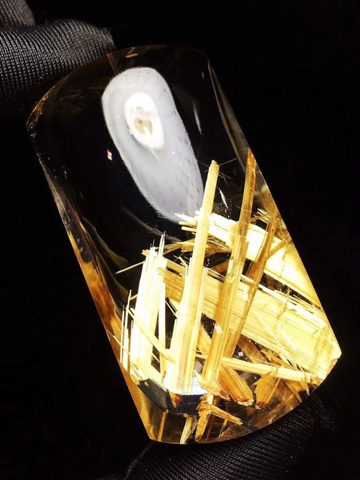 妙玉生花優品購 極品天然鈦晶平安無事牌吊墜，晶體剔透，順發發晶，招財必備品！尺吋50*26*15mm 重：36.3g | Yahoo拍賣