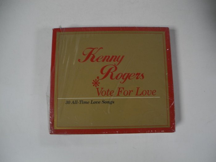 MWM 【二手CD*2】Kenny Rogers│Vote For Love 有側標、外紙盒及外塑膠膜 歌詞本有中譯 片況皆佳_一元起標無底價 ...