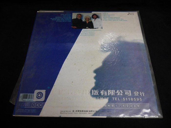【阿輝の古物】黑膠唱片LP_Kenny Rogers_Eyes That See In The Dark_有歌詞_有刮痕污漬_#E23_1元起標無底價 | Yahoo拍賣
