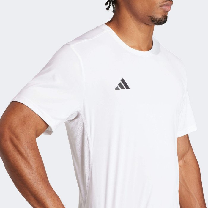 限時特價 南🔥2024 12月 ADIDAS ADIZERO 短袖上衣 吸濕排汗 跑步 LOGO 男款 白 IN1157 | Yahoo拍賣