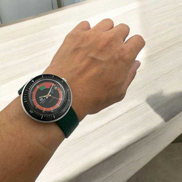 樂時計 1970年代 古董錶 天梭 TISSOT sideral S 自動上鍊 腕錶 vintage Fiberglass watch | Yahoo拍賣