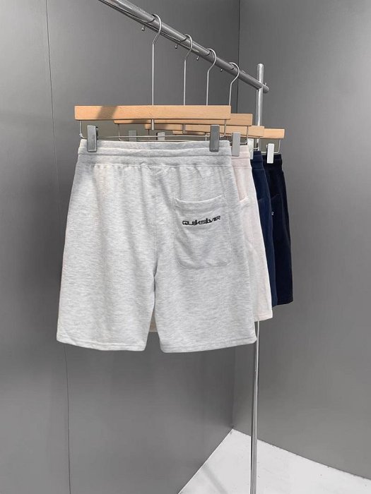25mart【一元起標】日本版 QUIKSILVER 男 毛圈 鬆緊腰 休閒 短褲 灰色 XL | Yahoo拍賣
