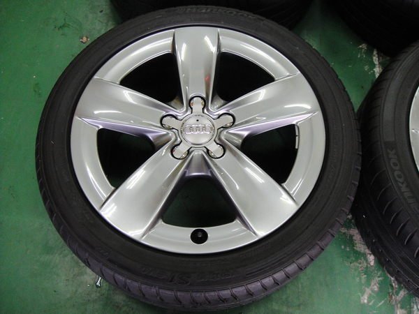 {順加輪胎}AUDI 原廠17吋5H112 中古圈+胎 適用A4 A6 B6 B7 B8 S4 Oettinger ABT BBS WORK ...