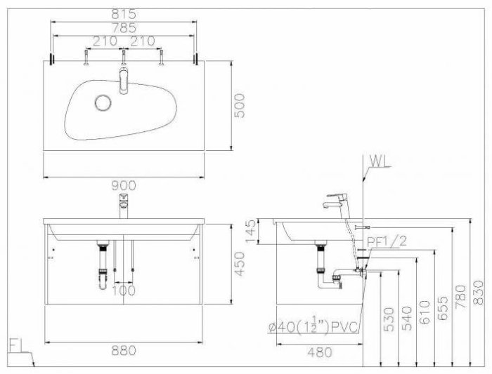 《振勝網》高評價 Caesar 凱撒衛浴 LF5368 / EH05368AD 盆櫃組(門片) 不含龍頭 | Yahoo拍賣