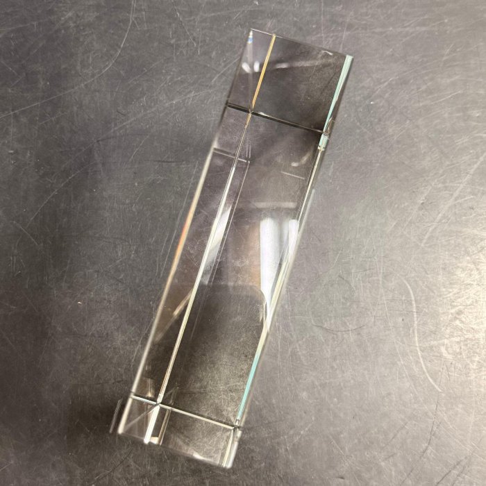 【藏舊尋寶屋】老日本 透明水晶 展示磚/展示台 重2.1公斤 附收納盒※0509523-2N※ | Yahoo拍賣