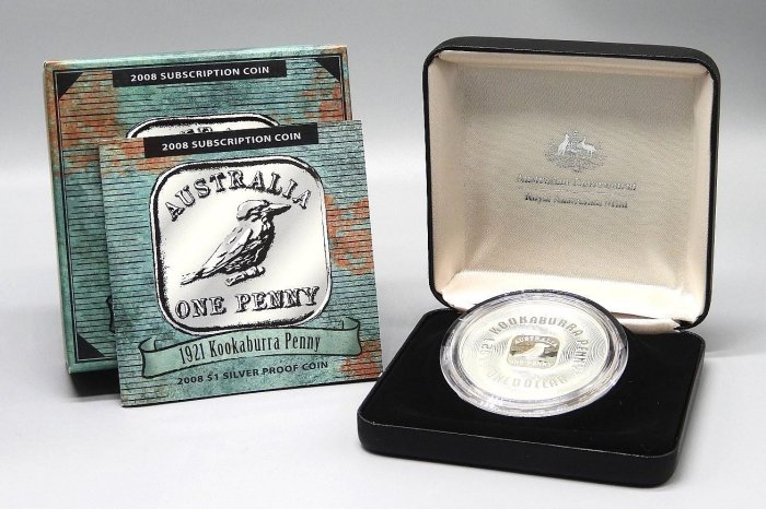 【周日結標】(J014-43)=2008年 澳洲 歷史貨幣系列-笑笠鳥便士幣中幣精鑄紀念銀幣=1枚=原盒證/60.46g=保真 | Yahoo拍賣