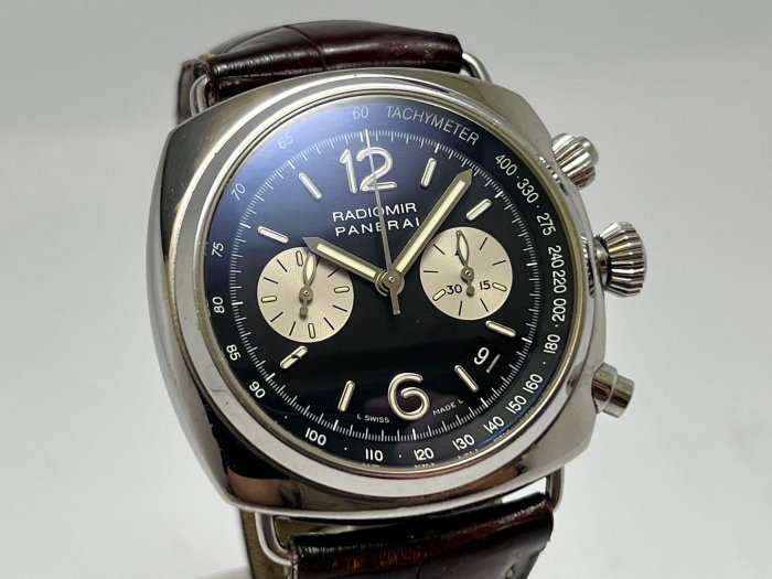 【黃忠政名錶】沛納海 Panerai pam163 cal.valjoux 234 九成新 44mm 附原廠空白保卡2003限量版證書及錶盒 ...