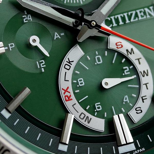預購 CITIZEN AT8181-63W 星辰錶 手錶 42mm ATTESA 電波太陽能 綠色面盤 鈦金屬錶帶 男錶女錶 | Yahoo拍賣