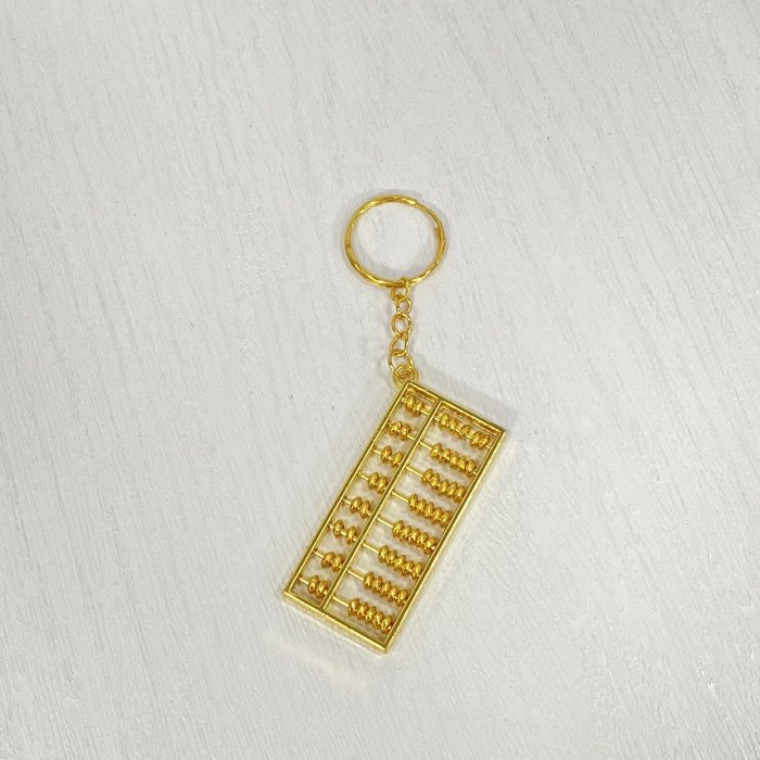 【居寶屋】精選合金 小算盤 鑰匙圈 吊飾 事事如意 精打細算 小配件 一件一標 一元起標 無底價 D703 | Yahoo拍賣