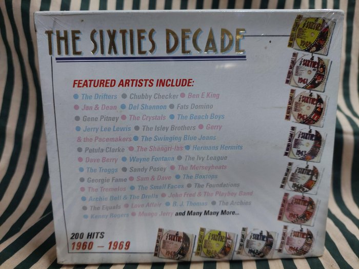 【標標樂】【未拆／The Sixties Decade 精裝60年代西洋歌曲122919】低價起標 無底價 | Yahoo拍賣