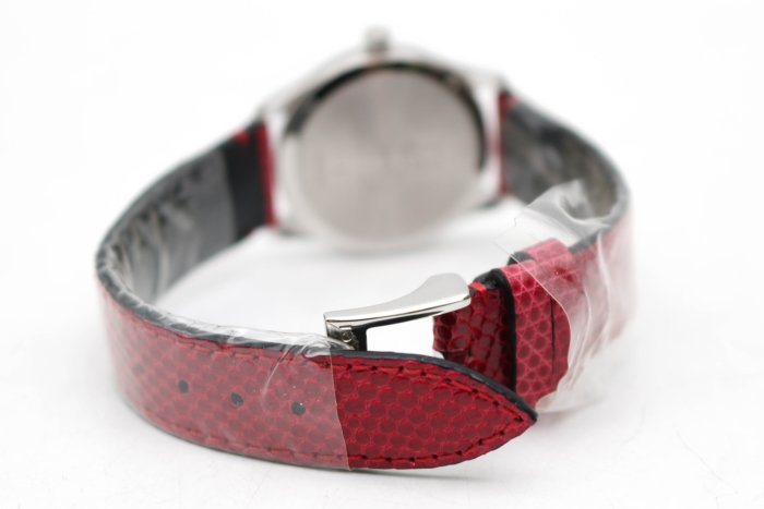 【高雄青蘋果3C】GUCCI YA126584 G-Timeless 紅 皮革手錶 29MM #42001 | Yahoo拍賣