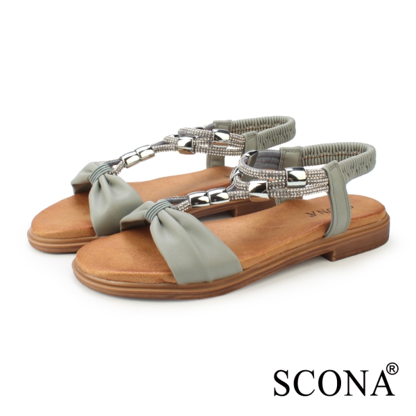 SCONA 蘇格南 時尚度假風涼鞋 藍色 31277-1 | 平底 | Yahoo購物中心