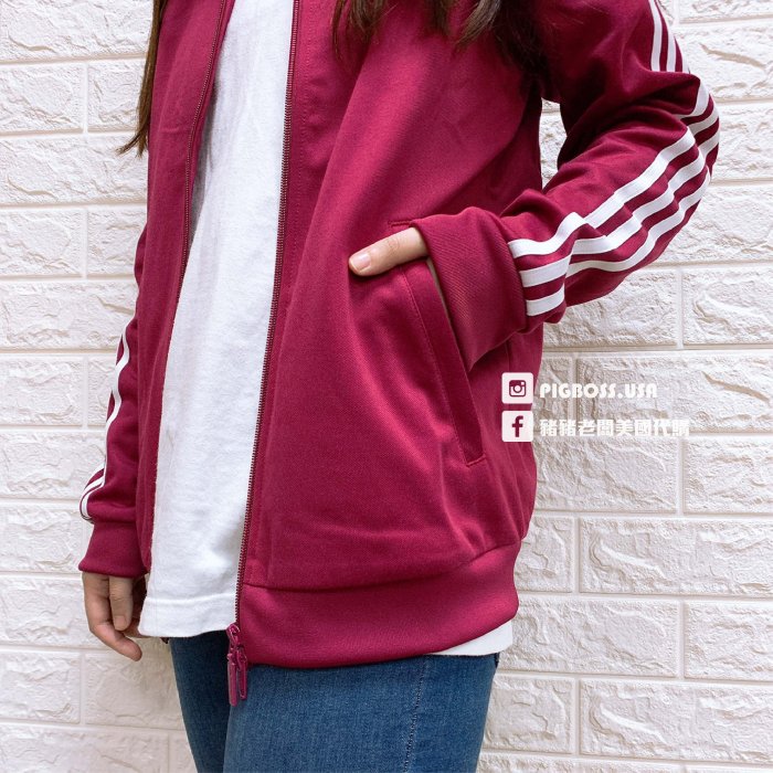 【豬豬老闆】ADIDAS ORIGINALS BB TRACK JACKET 紅 休閒 立領外套 女款 DH3193 | Yahoo拍賣