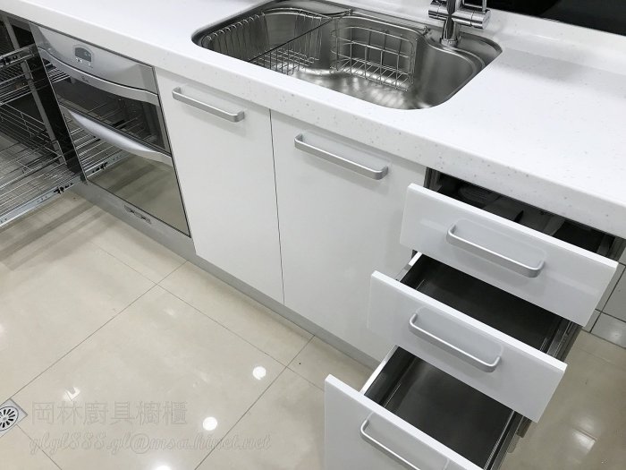 【大雅岡林廚具直營】錦官成都 人造石廚具~.水晶門板.304櫃體.強化烤漆玻璃 .RB-N212GB | Yahoo拍賣