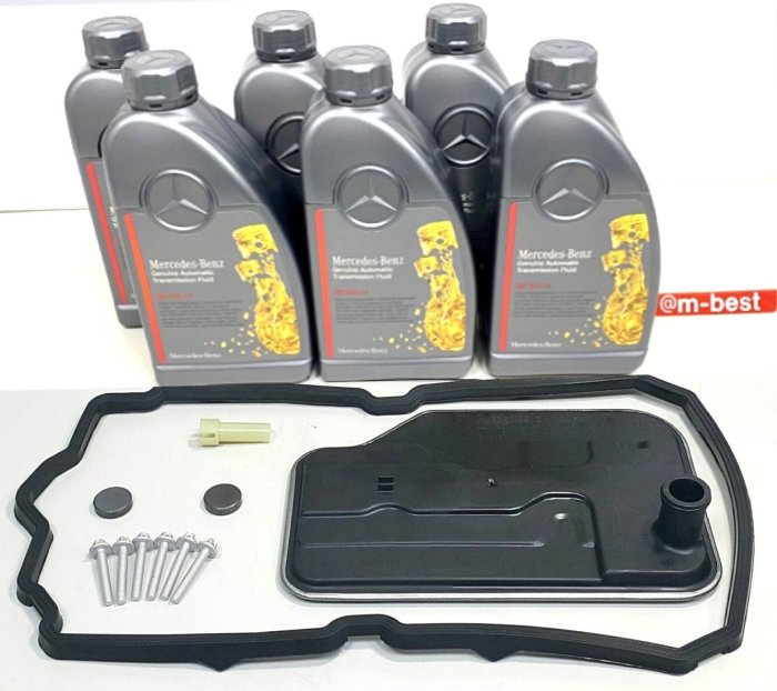 BENZ W204 S204 X204 GLK 722.9 (紅色) 7速 變速箱 油 濾清器 236.14 ATF 自排 (換油套餐組 ...