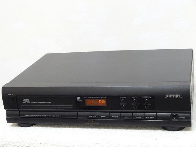~ 歐陸經典 PHILIPS CD502 古典CD播放機 ( $4800 有附遙控器 優質推薦 ) ~ | Yahoo拍賣