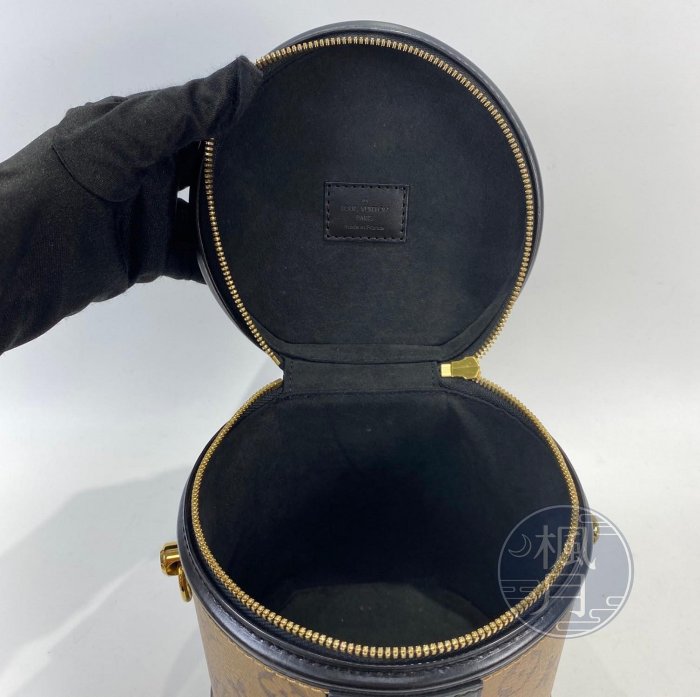 LOUIS VUITTON M43986 晶片款 原花 雙色 CANNES 圓筒包 LV | Yahoo拍賣
