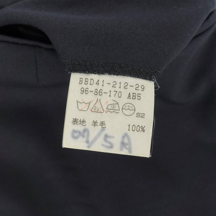 1元起標無底價【8/3 週日結標】【BURBERRY】毛料 成套西裝 96AB5 黑藍 男 日本製 | Yahoo拍賣