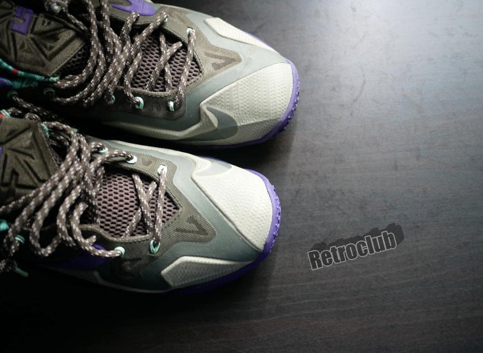 Retro CLUB【一元起標】【二手】絕版收藏 NIKE LEBRON XI XDR 11代 灰紫配色 籃球鞋 詹皇 W25530 ...