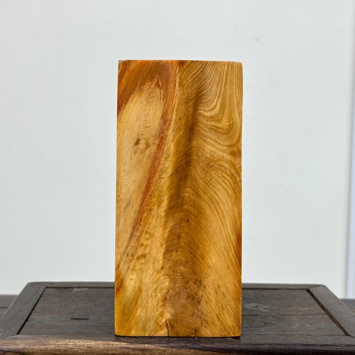 【居寶屋】精選 檜木 金磚 閃花 原木金磚 長方形 天然木紋 雕刻材 居家辦公室 風水開運擺件 一元起標 A161 | Yahoo拍賣