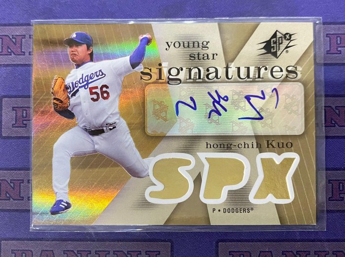Jack合江球卡店 2007 SPx Young Stars Signatures #KU Hong-Chih Kuo Autograph 郭 ...