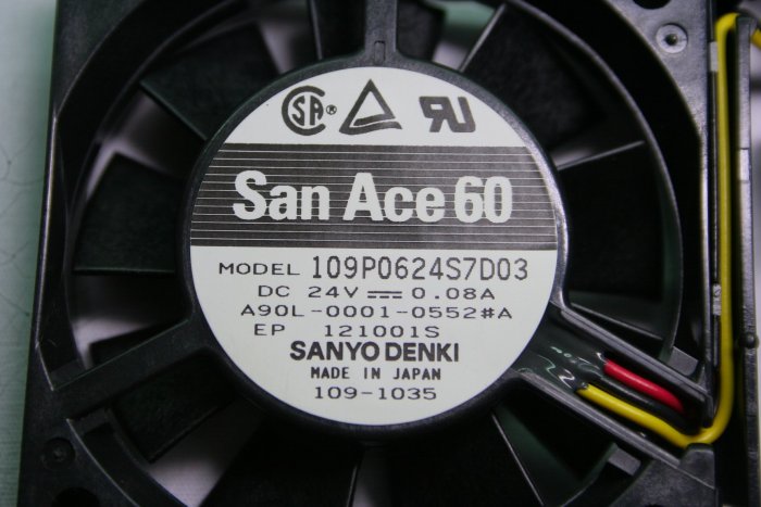 FANUC 散熱風扇 San Ace 60 A90L-0001-0552#A DC24V 109P0624S7D03 | Yahoo拍賣