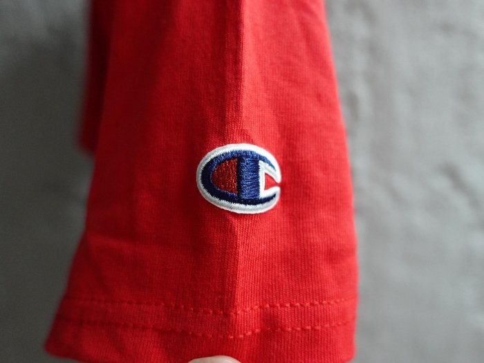 CA 美國冠軍牌 Champion 紅色 純棉 休閒短t S號 一元起標無底價E559 | Yahoo拍賣