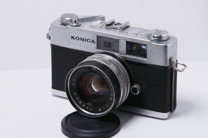 KONICA AUTO S1.6 機械式 底片相機 HEXANON 45mm F1.6 定焦鏡 銀鹽 復古 低價起標 | Yahoo拍賣