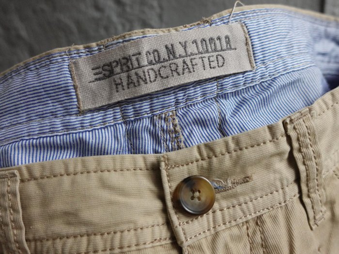 CA 專櫃品牌 ESPRIT 卡其色 休閒七分褲 32腰 一元起標無底價E120 | Yahoo拍賣