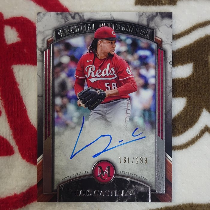[ 日米哈棒 ] 2022 Topps Museum 博物館 Luis Castillo 限量簽名卡 #/299 | Yahoo拍賣
