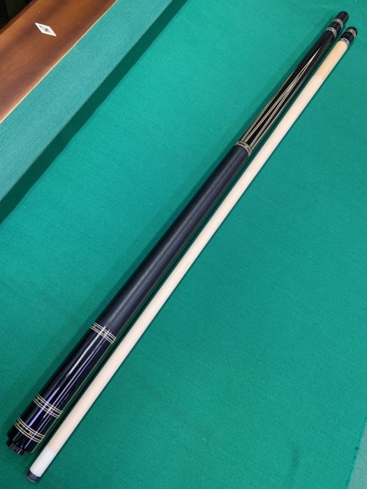 全新仿Southwest(SW) 黑檀木六插黑檀木 白黑白色板 細格 仿紹球桿 中輪21mm可接正SW前節 | Yahoo拍賣