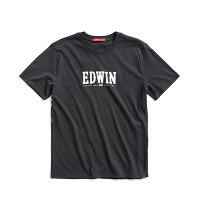 EDWIN 男裝 復古EDWIN經典短袖T恤-黑色 | T恤 | Yahoo購物中心