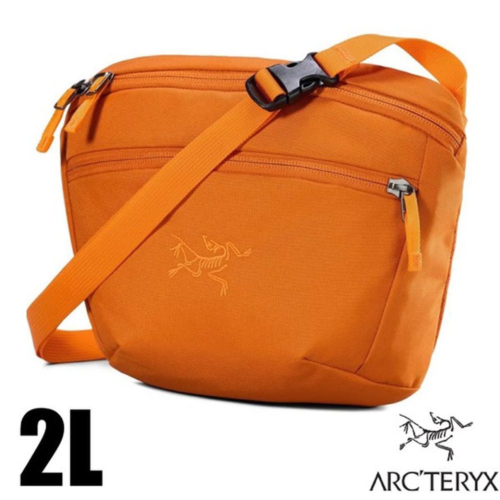 【ARCTERYX 始祖鳥】Mantis 2L 多功能 斜背包(僅190g).腰包.側包.單肩包.側背包/ X000008973 橘色天空 ...