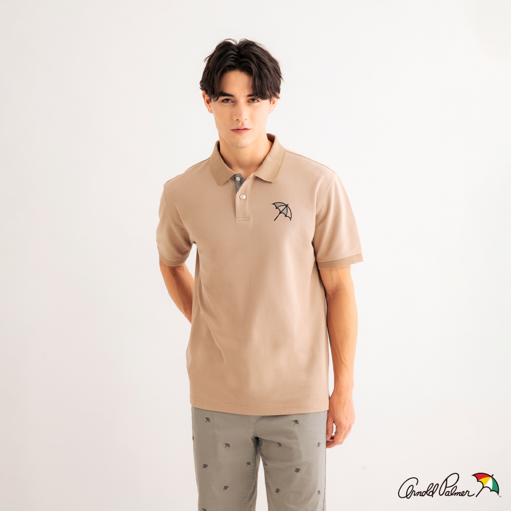 Arnold Palmer -男裝-彈力速乾吸排機能POLO衫-咖啡色 | POLO衫 | Yahoo購物中心