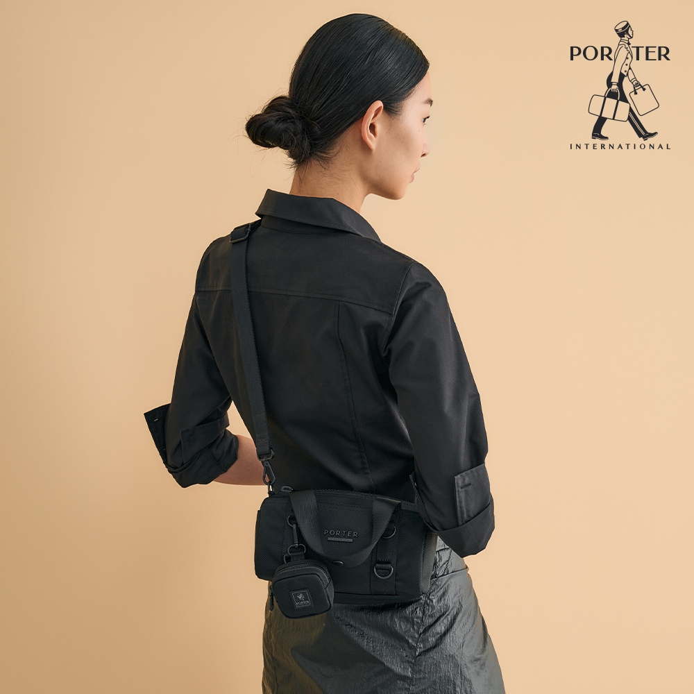 PORTER INTERNATIONAL - 圓筒輪廓ROLLIN手提包 (S) - 黑 | 手提/手拿包 | Yahoo購物中心