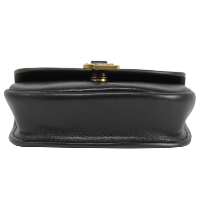 YSL Saint Laurent KAIA金屬LOGO針釦式皮帶胸口包/腰包(黑) | 歐系精品包/配件 | Yahoo購物中心