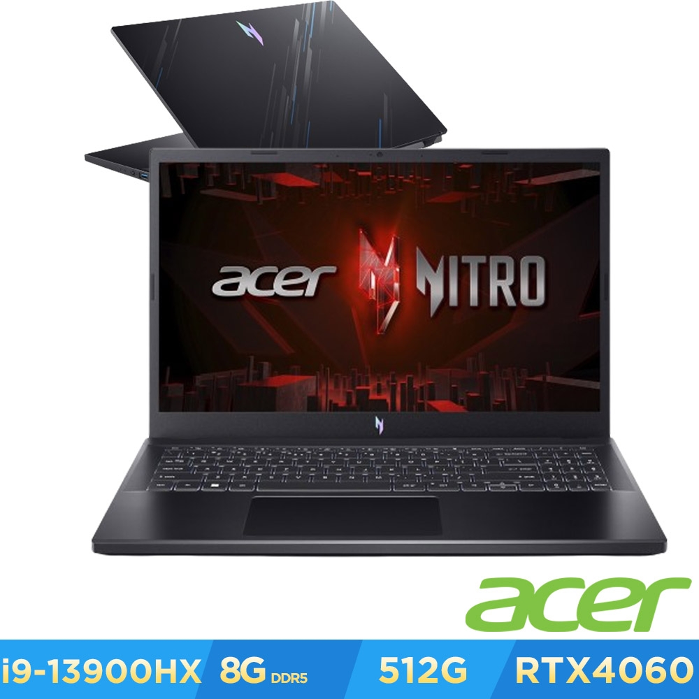 Acer 宏碁 Nitro V ANV15-51-9335 15.6吋電競筆電(i9-13900H/8GB/512GB/RTX 4060/Win11) | Acer Nitro 系列 ...