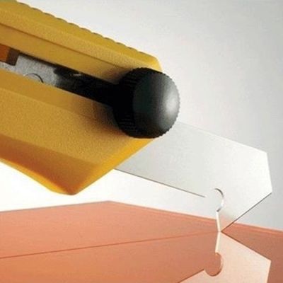 日本OLFA壓克力刀 壓克力切割刀PC-L(附繫繩孔;長220x寬35x厚20mm)Acrylic膠板切割刀Heavy-duty ...
