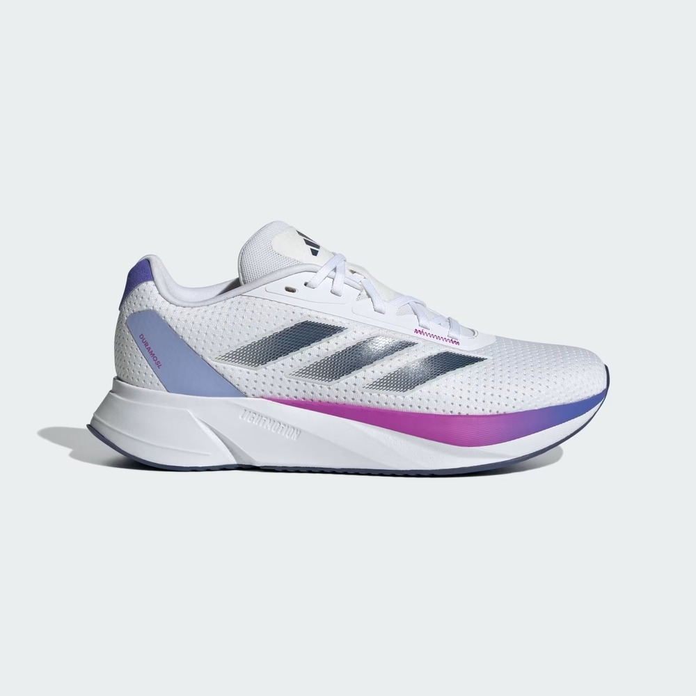 Adidas Duramo SL W [IF9473] 女 慢跑鞋 運動 路跑 休閒 緩震 耐磨 透氣 舒適 白 紫 | 慢跑鞋 ...