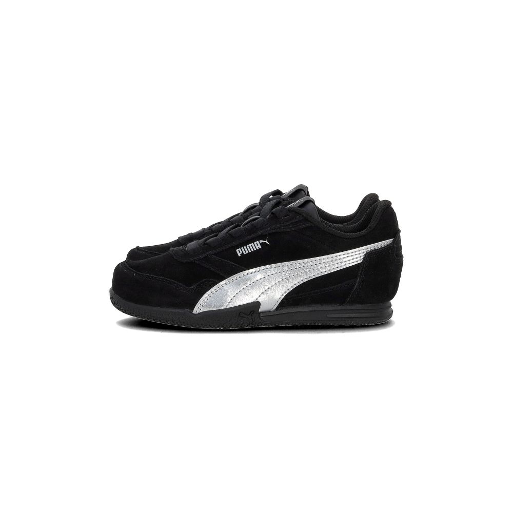 Puma BellaDonna SD Metallic AC PS 中童 童鞋 黑銀色 套入式 休閒鞋 40686601 | PUMA ...