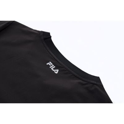 FILA官方直營 女短袖圓領T恤-黑色 5TEZ-5322-BK | FILA | Yahoo購物中心